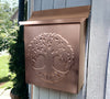 Flush Mount vertical Copper Mailbox | CU-COPPER DESIGN