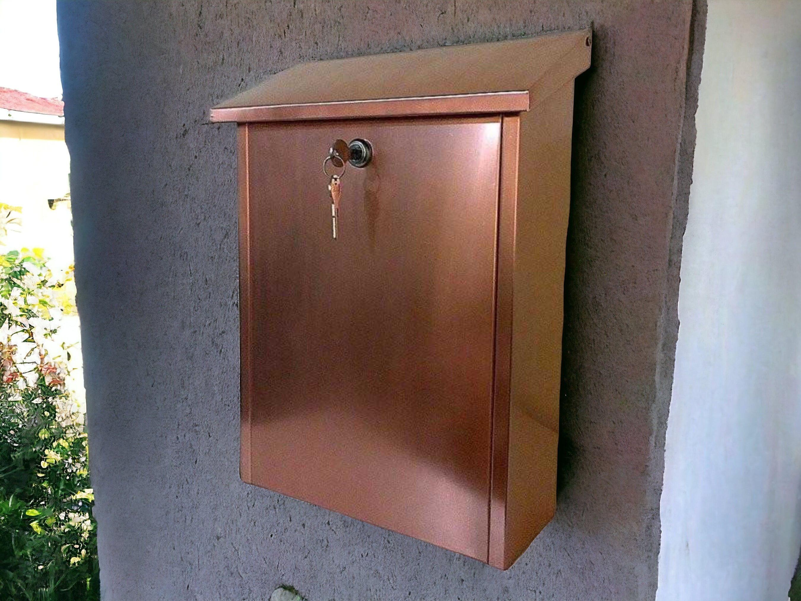 Large copper mailbox | CU-COPPER DESIGN