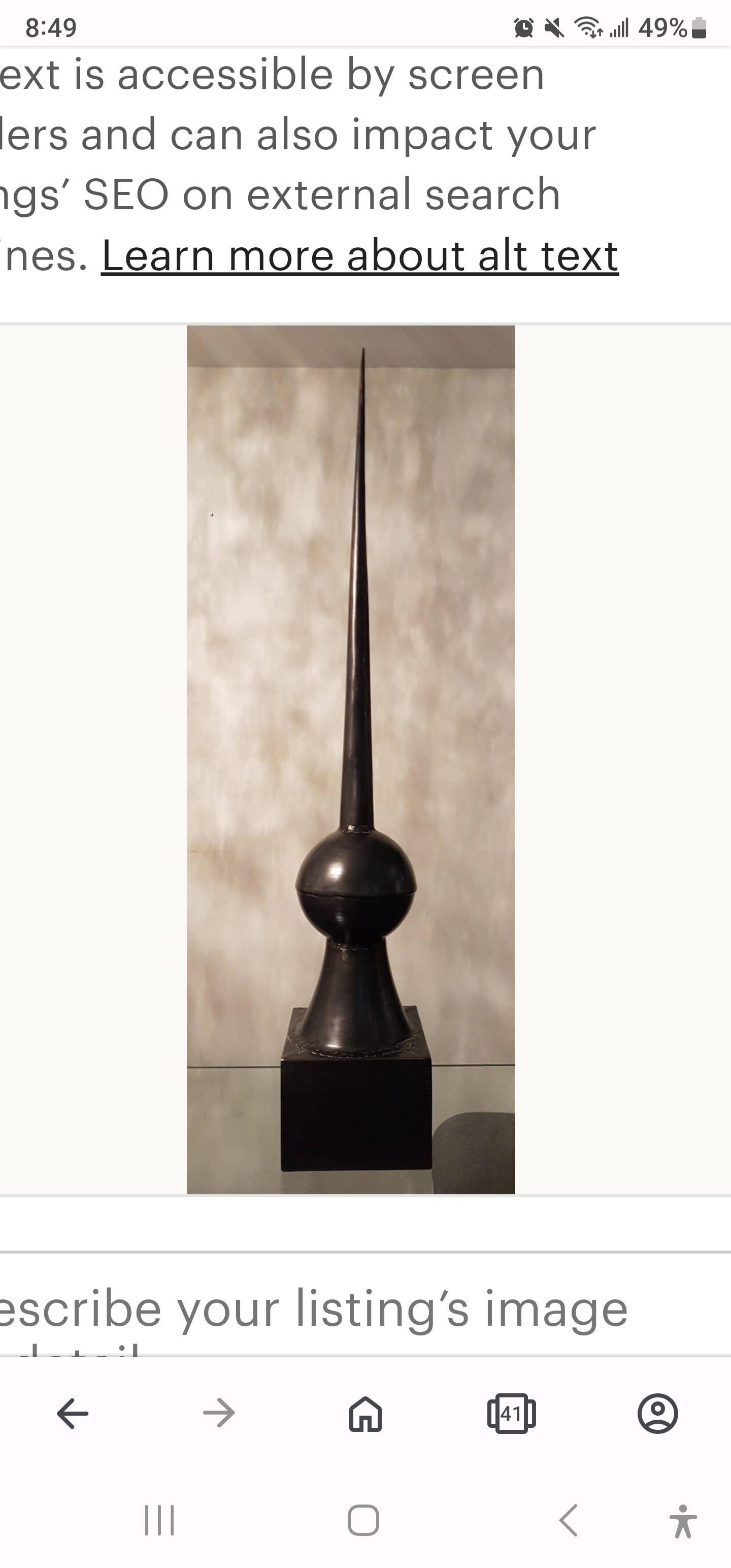 Handmade Large Patina Copper Finials for Sale| Cu-Copper Design – CU ...