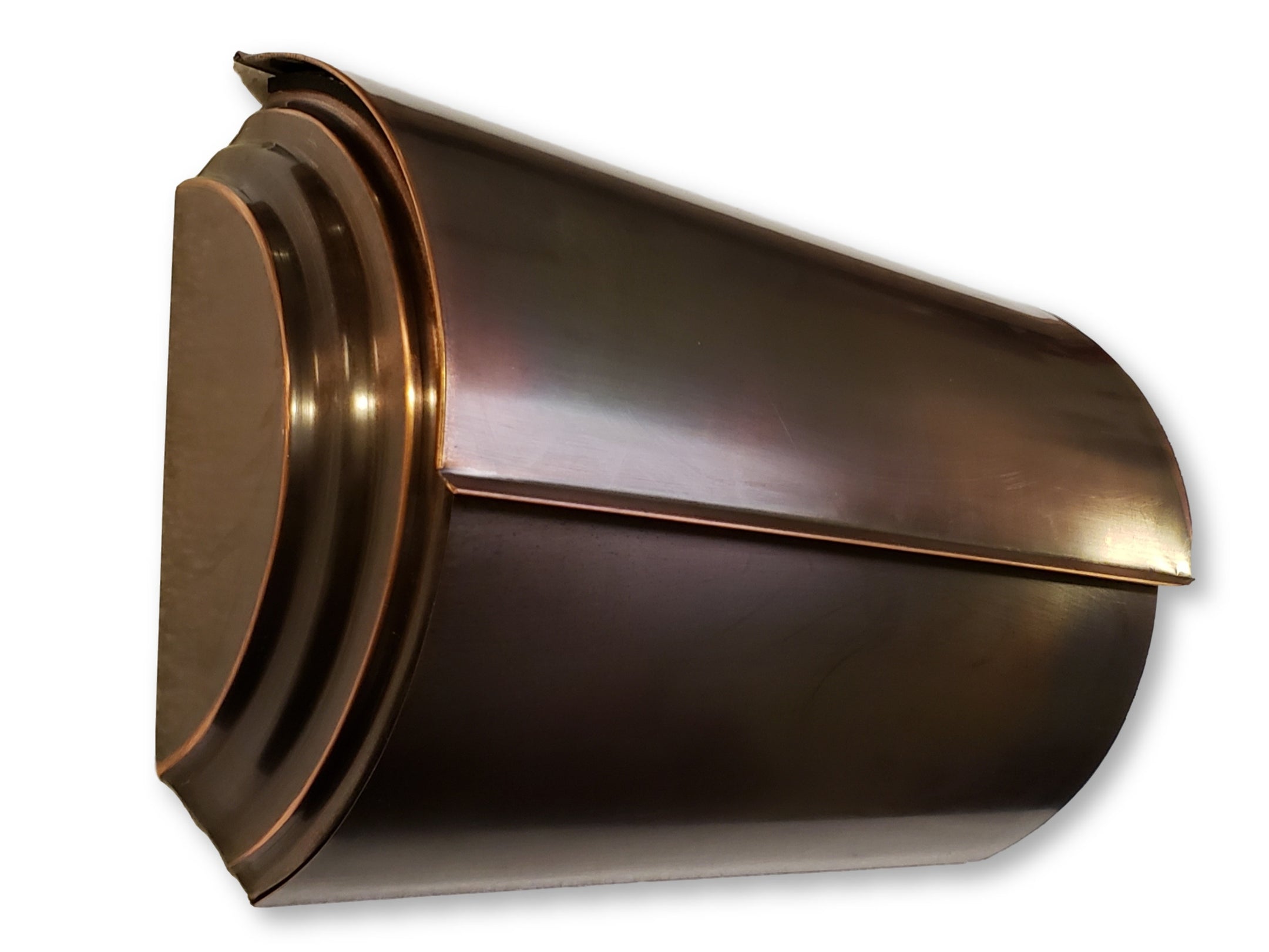 Wall Mount patina copper Mailbox | CU-COPPER DESIGN