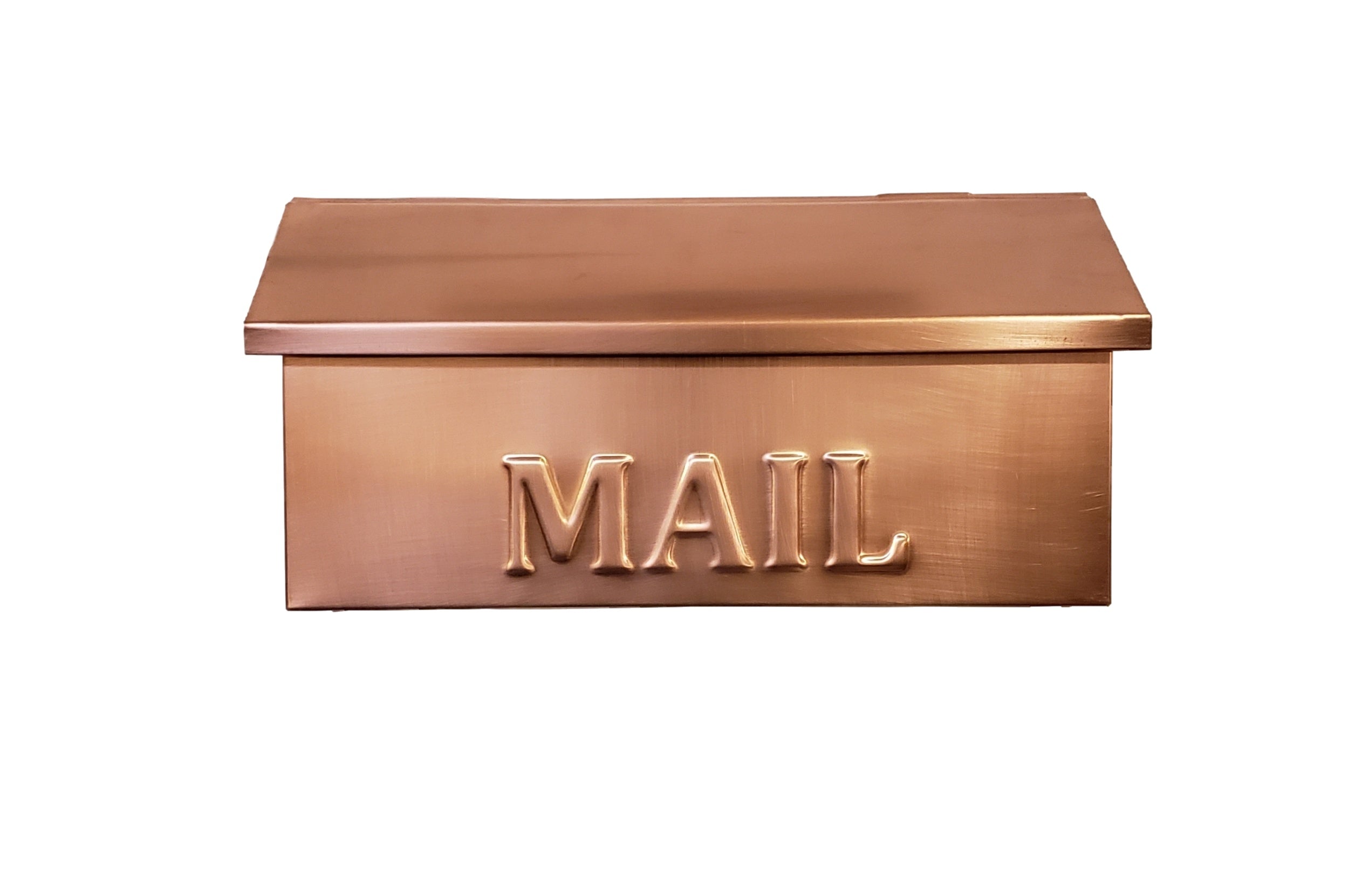 Wall Mount Copper Mailbox | Hand made,Solid copper,Outdoor mailbox – CU ...