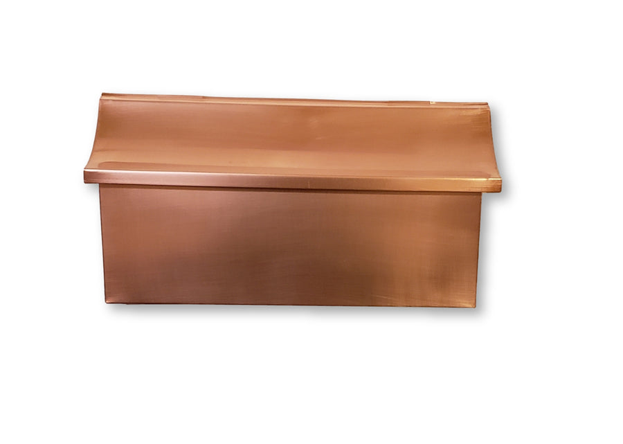 Flush Mount Copper Mailbox | CU-COPPER DESIGN