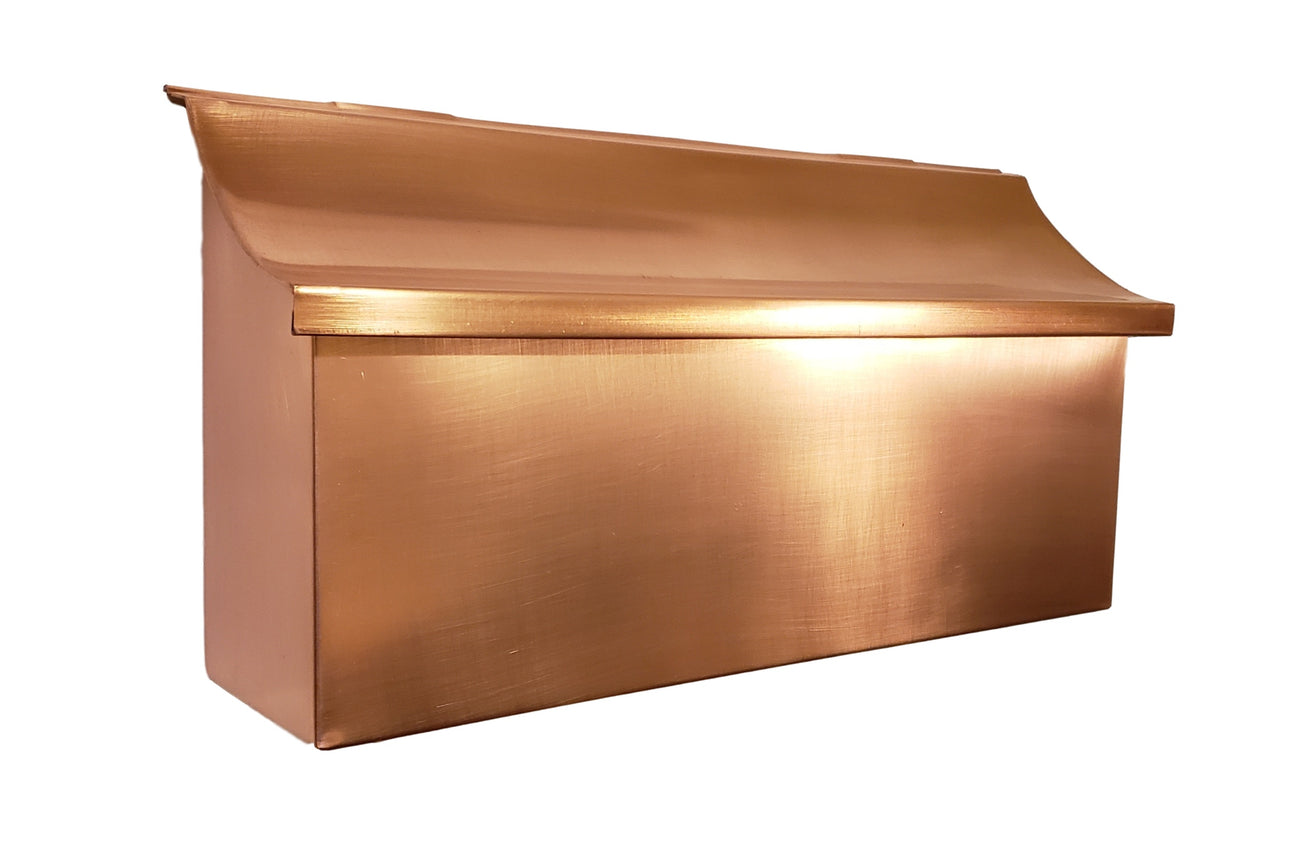 Flush Mount Copper Mailbox | CU-COPPER DESIGN