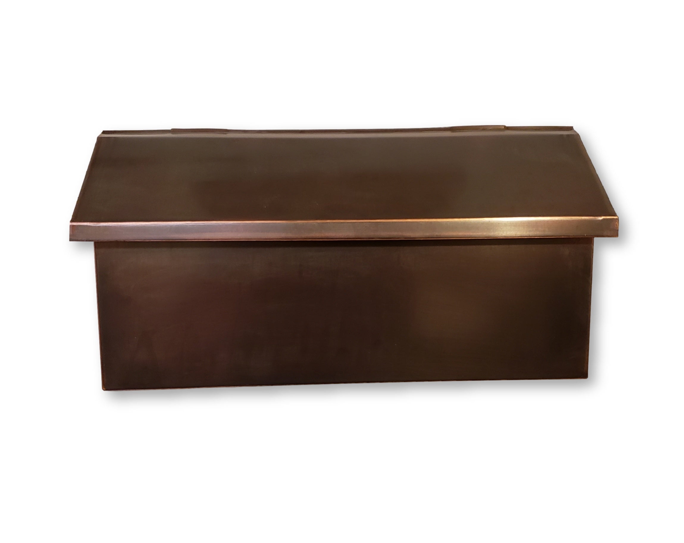 Wall Mount Patina Copper Mailbox | CU-COPPER DESIGN