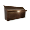 Flush Mount Patina Copper Mailbox | CU-COPPER DESIGN