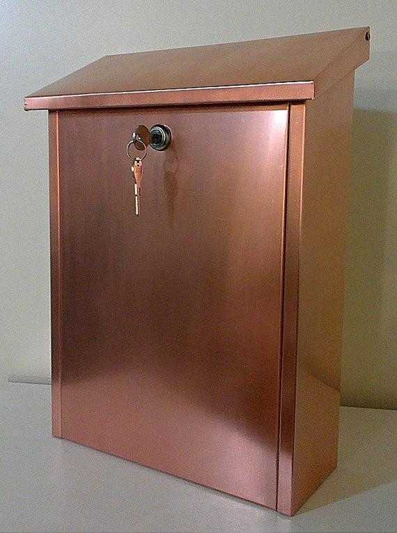 Large copper mailbox | CU-COPPER DESIGN